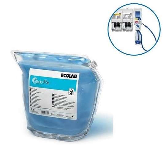 OASIS PRO GLASS ECOLAB Lt. 2 - Detergente per vetri